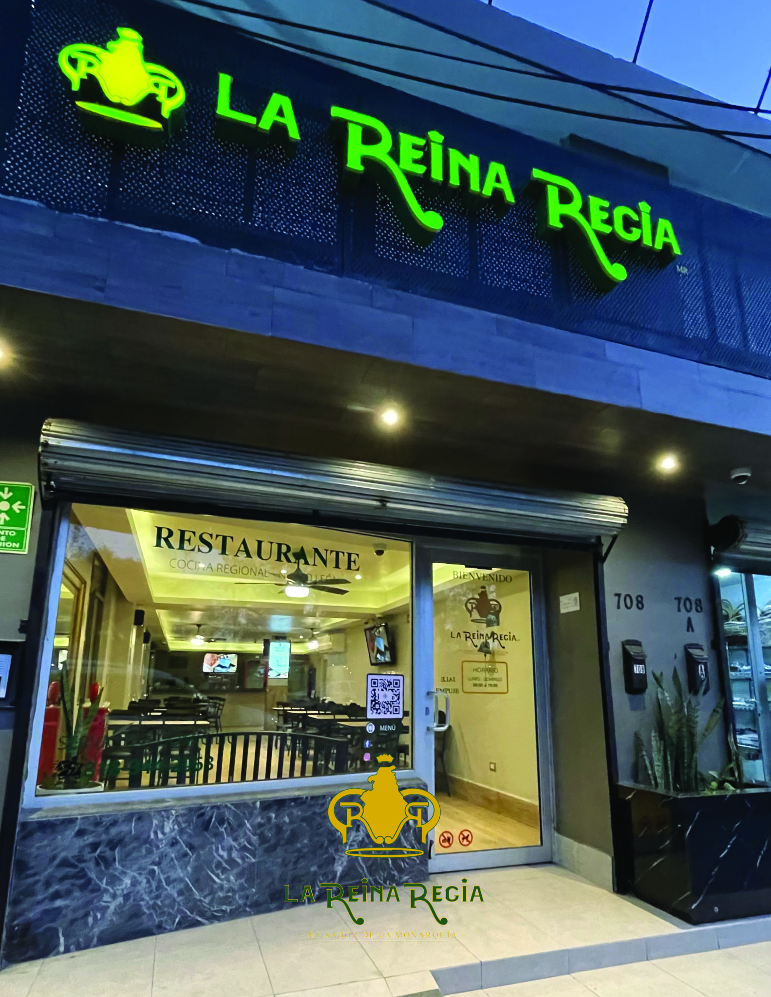 Menú - Restaurante La Reina Regia