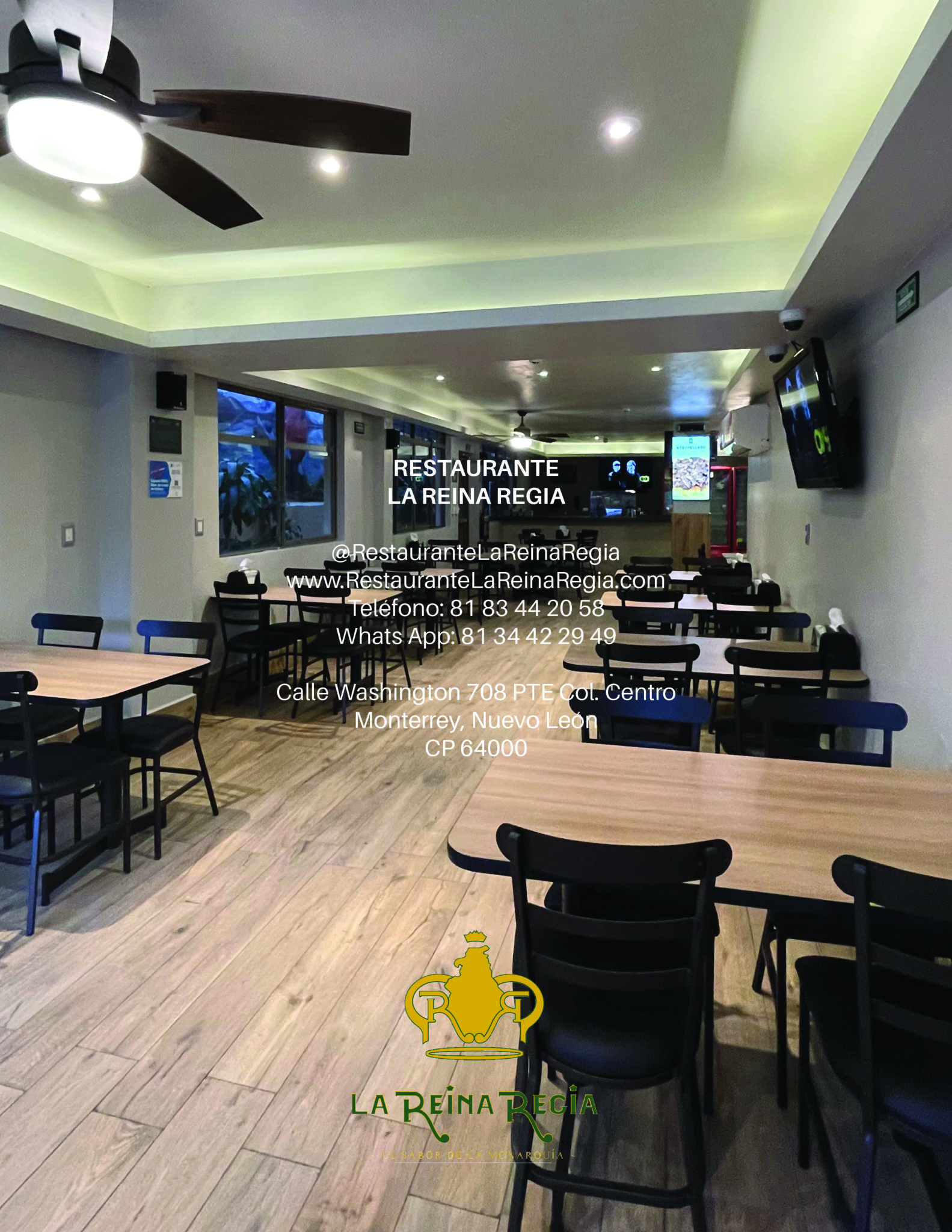 Menú - Restaurante La Reina Regia